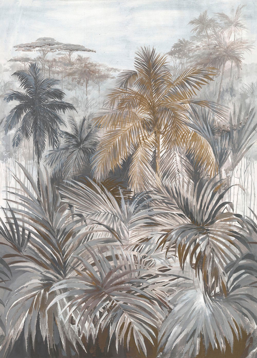 Caribbean II Selva Mural
