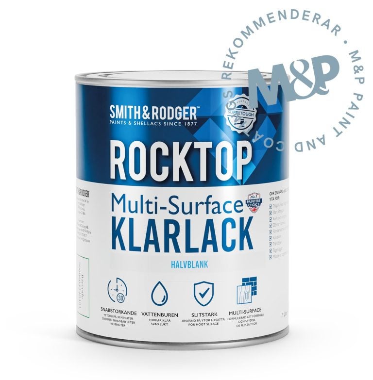ROCKTOP Halvblank – slitstark lack med elegant lyster | Tapethandeln